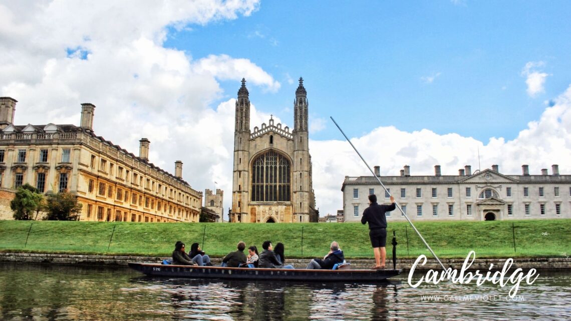 [UK diary] Cambridge và những chiếc thuyền gỗ Punting - Call me Violet